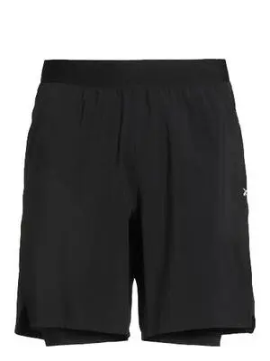 REEBOK Athletic Recycled Polyester Shorts - Black