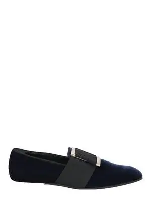 ROGER VIVIER Midnight Textile Fibers Loafers - Blue