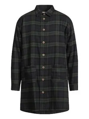 ALEXINGH Shirt Dark Size Cotton - Green