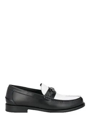 Versace Calfskin Loafers - Black