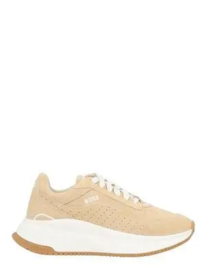 BOSS Leather Sneakers - Beige