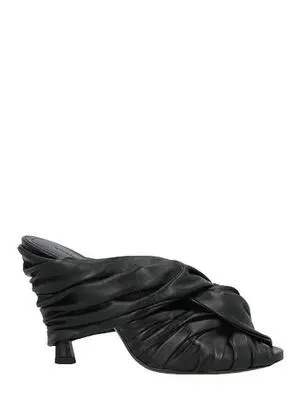 Givenchy Sandals In Lambskin - Black