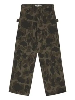 AFTER PRAY Neo Washed Work Pants Camouflage