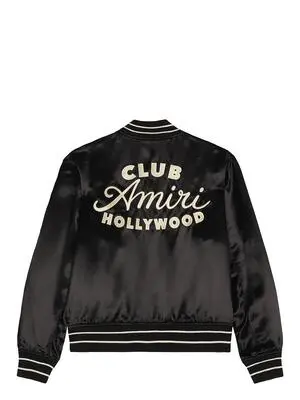 Amiri Club Bomber Jacket - Black