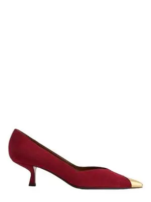 GIUSEPPE ZANOTTI Melaine 50 Suede Pumps - Gold