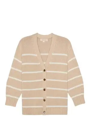 ELLSWORTH + IVEY Elizabeth Knit Cardigan - Oatmeal