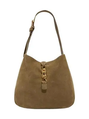Aldo Soffiettaluxe Suede Shoulder Bag - Khaki