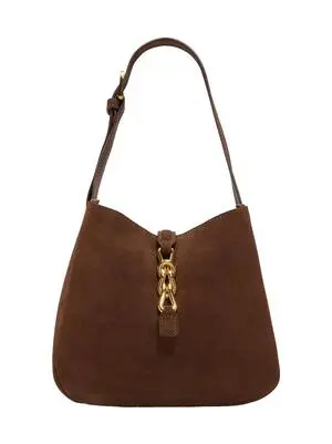 Aldo Soffiettaluxe Suede Shoulder Bag - Light Brown
