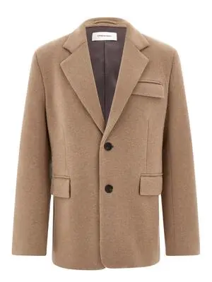 FERRAGAMO Jersey Interlock Blazer - Beige
