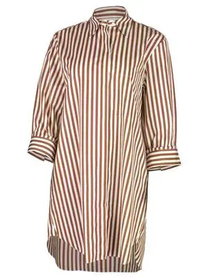 TWP Striped Shirt Dress