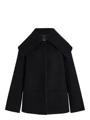 BEVZA Kozhukh Cashmere-Wool Short Coat
