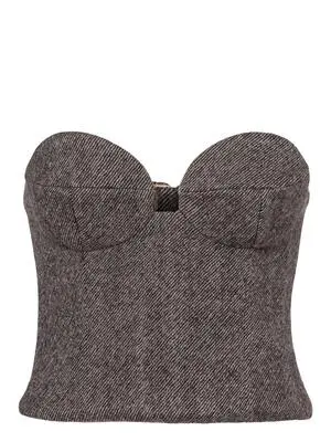 MAGDA BUTRYM Wool-Blend Corset