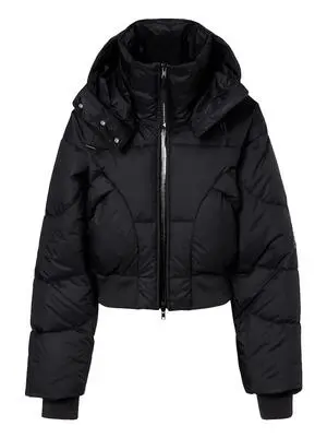 Adidas By Stella McCartney Cropped Puffer Jacket - Black