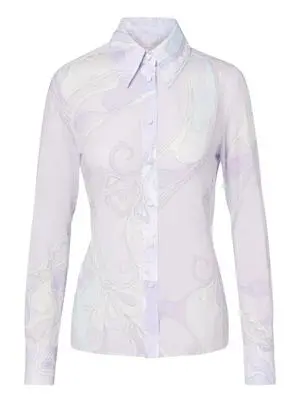 Emilio Pucci Orchidee Cotton Shirt - Purple