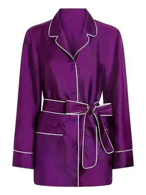 Dolce & Gabbana Silk Shirt - Purple