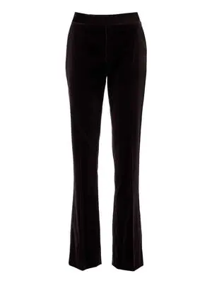 Ralph Lauren Cotton-blend Velvet Straight Pants - Brown