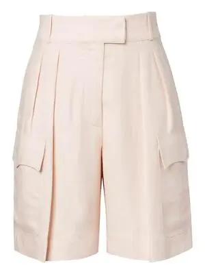 Loro Piana Linen Bermuda Shorts - Pink