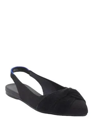 Rothy's Twist Point Slingback - Black