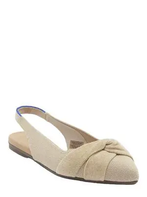 Rothy's Twist Point Slingback - Brioche