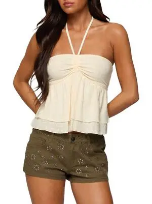 EDIKTED Layered Babydoll Camisole - Cream