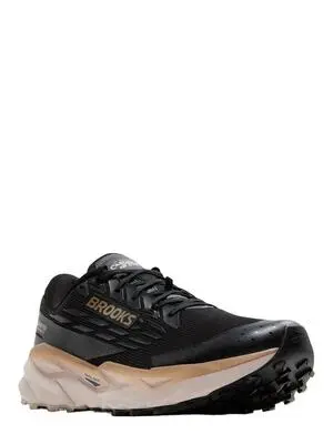 Brooks Cascadia 19 Gtx Waterproof Trail Running Shoe - Black/ebony/chateau Gray