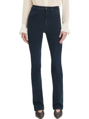 FAVORITE DAUGHTER The Valentina Super High Waist Mini Bootcut Jeans - Beverly