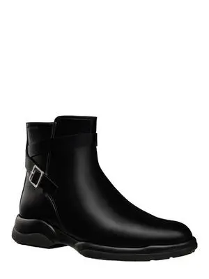 STUART WEITZMAN Crew Buckle Boot - Black