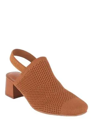 Tahari Acropolis Slingback Mule - Cognac