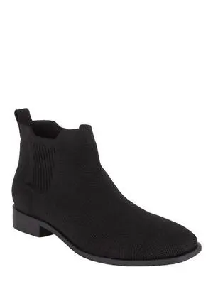 Tahari Roundabout Knit Bootie Black