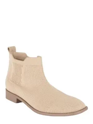 Tahari Roundabout Knit Bootie Natural