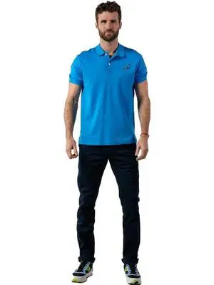 WOODPECKER Pima Cotton Polo Shirt Blue