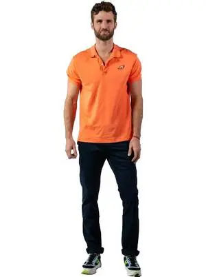 WOODPECKER Pima Cotton Polo Shirt - Coral