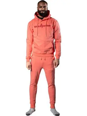 WOODPECKER Cotton Sweatsuit - Coral