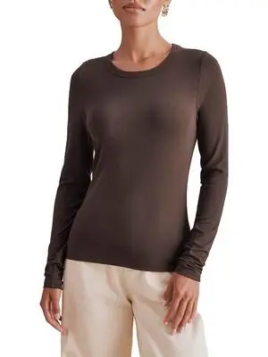 Splendid Long Sleeve Layering T-shirt - Java