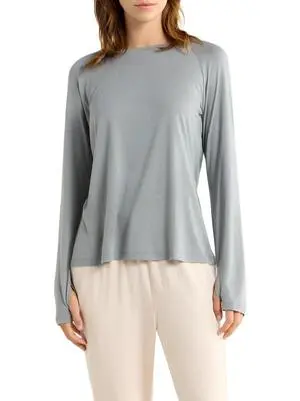 FREE FLY Lightweight Long Sleeve Top Slate
