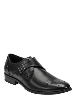 KENNETH COLE Buckle Monk Shoe - Black
