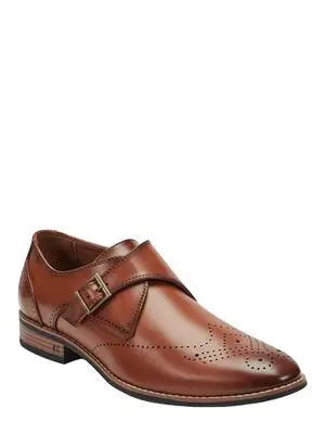 KENNETH COLE Buckle Monk Shoe - Tan