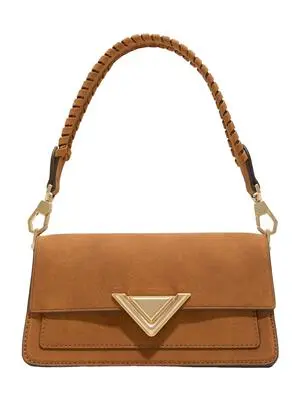 Aldo Faux Leather Shoulder Bag - Cognac