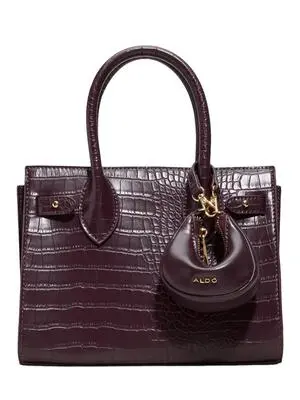 Aldo Top Handle Bag Dark Red