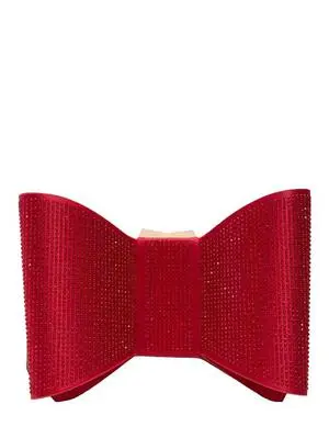 Aldo Bow Frame Clutch - Red