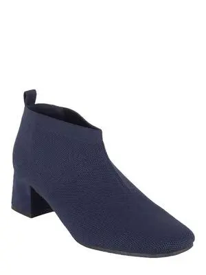 Tahari Corniche Knit Bootie Dark Navy