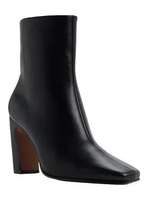 CALL IT SPRING BY ALDO Zip-up Bootie With Block Heel - Black