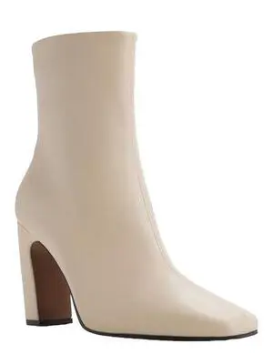 CALL IT SPRING BY ALDO Zip-up Bootie With Block Heel - Bone