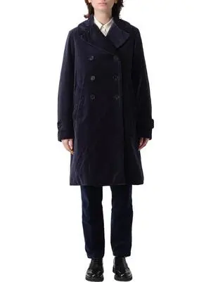 Aspesi Double Breasted Coat - Blue
