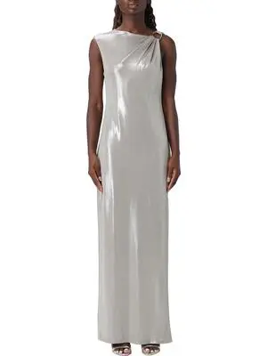 Ralph Lauren Metallic Maxi Dress - Silver