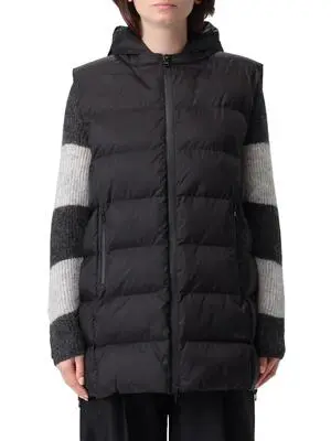 Max Mara Quilted Padded Waistcoat - Black