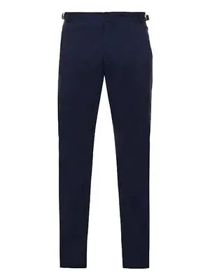 Orlebar Brown Fallon Regular-fit Stretch-cotton Trousers - Dark Navy
