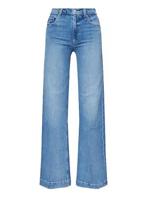 Paige Leenah Wide-leg Denim Jeans - Poet