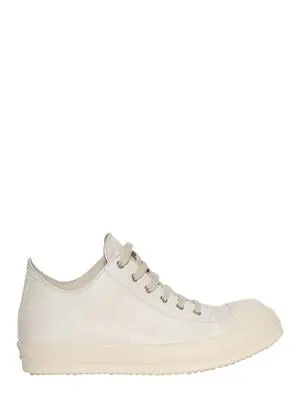 Rick Owens Concordians Low Top Sneakers - Cream