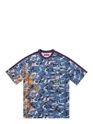 Supreme Crane Camo Short-sleeve Top - Blue
